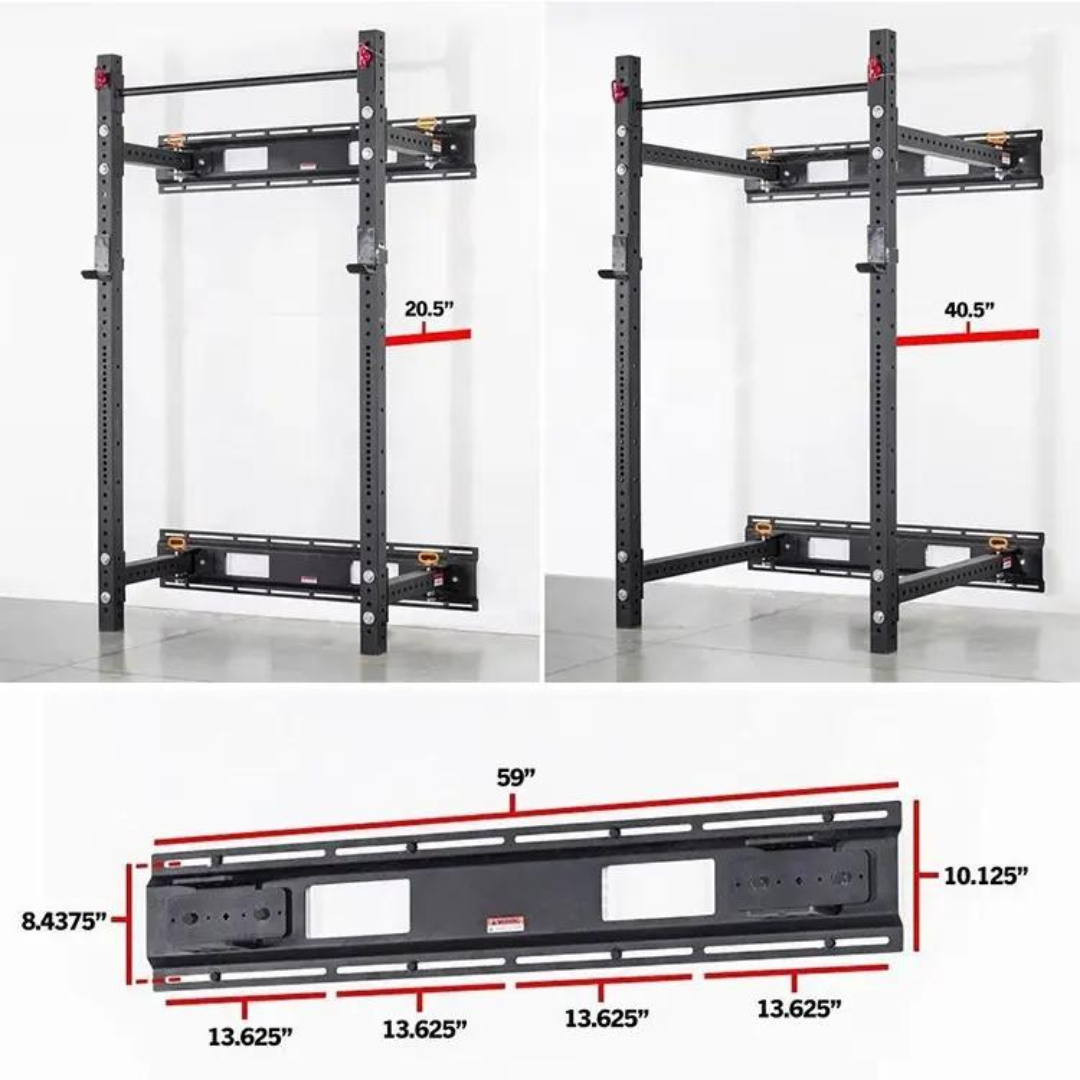 Wall Mounted Folding Rack – Core Strength