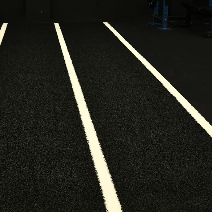 Black Astro Gym Turf Sprint and Sled Track – Core Strength